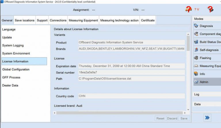 VW ODIS-S V24.3 + ODIS-E V18.2 Diagnostic Software Free Download – The ...