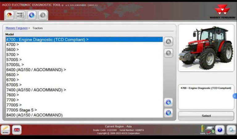 AGCO EDT Electronic Diagnostic Tool V1.119 [06.2025] Software – The ...