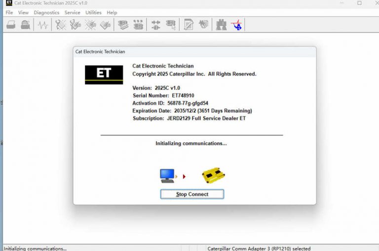 Caterpillar ET 2025C 2024C 2024A 2023A 2019C Electronic Technician ...