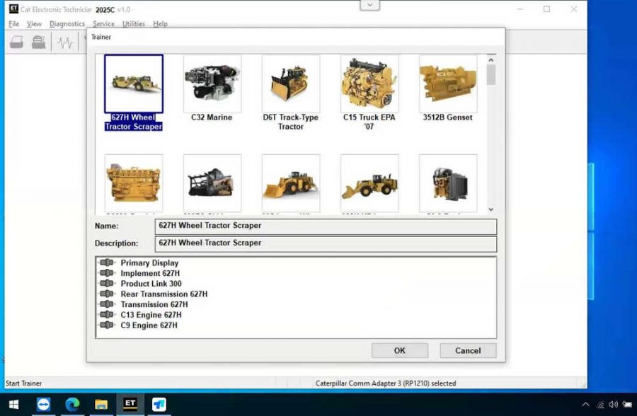 CAT ET 2026A + Genuine Adapter III: Full Diagnostic Solution with Pre ...
