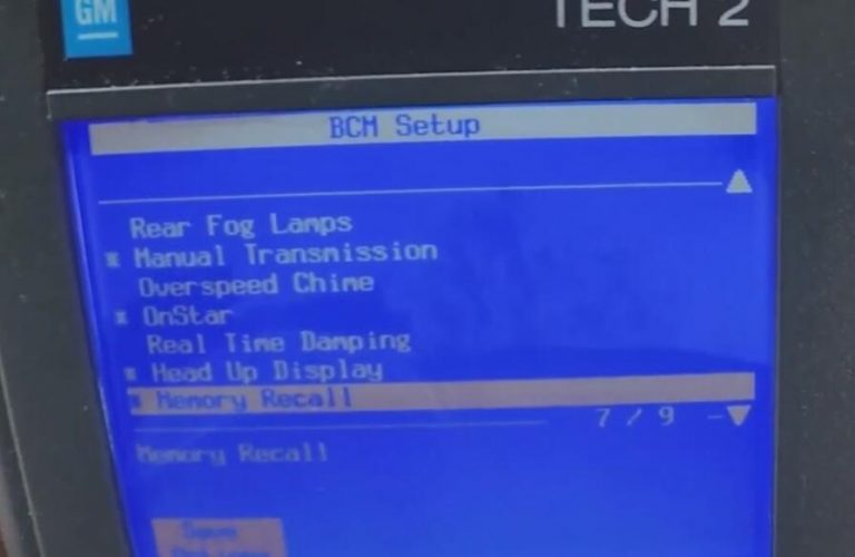 GM Tech 2 Delete Corvette F55 System out of the BCM - The Blog of www ...